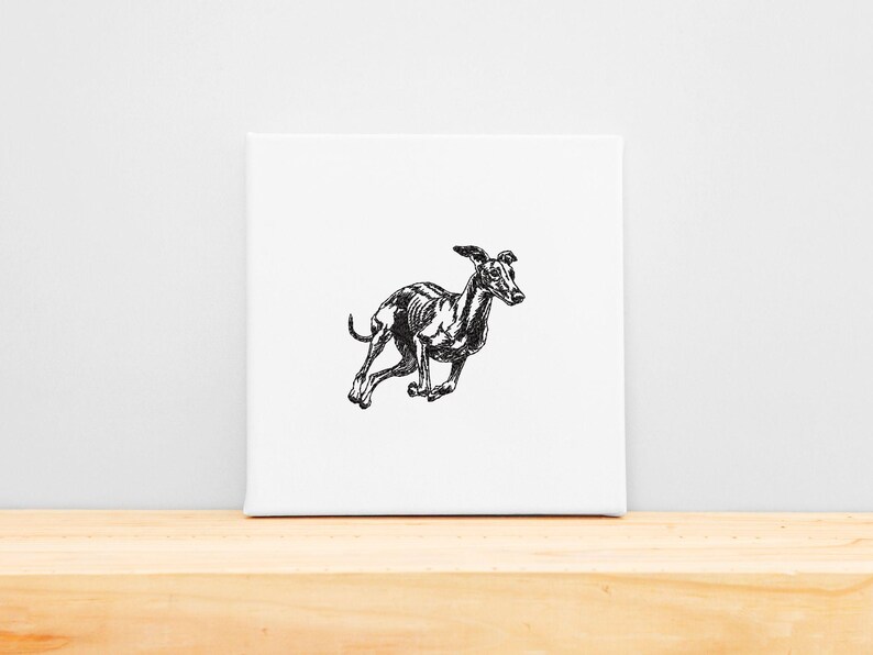 Whippet Full Body Outline - Pet Owner, Dog Lovers, Memorial Gift ...