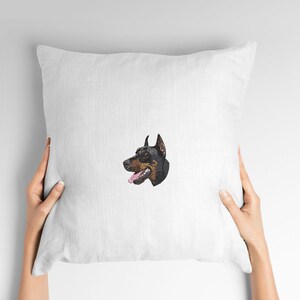Doberman Pinscher - Dobie Embroidery Pattern, Dog Lover, Huge Breed ...
