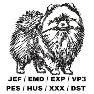 Pomeranian Outline Sketch - Full Body, Pet Owner, Dog Lover, Canine ...