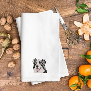 Border Collie Embroidery - Realistic Dog, Beautiful Pet, Animal Craft ...