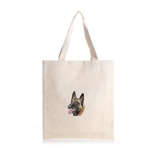 Belgian Malinois Embroidery File, Dog Gifts, Realistic Dog, Trendy ...