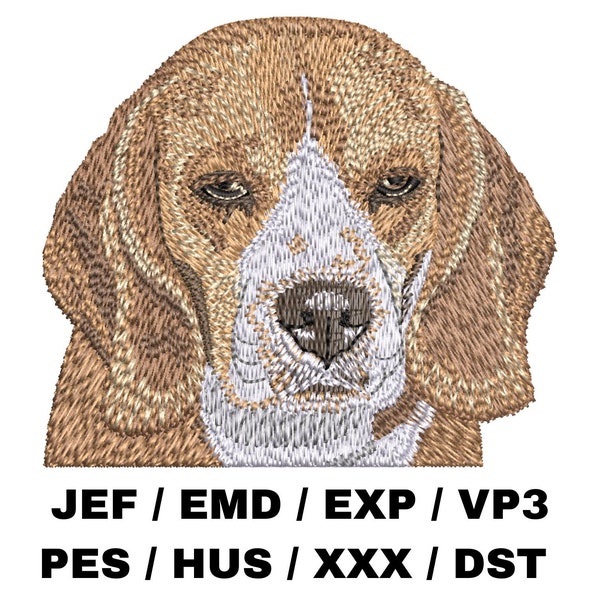 Beagle Embroidery - Etsy