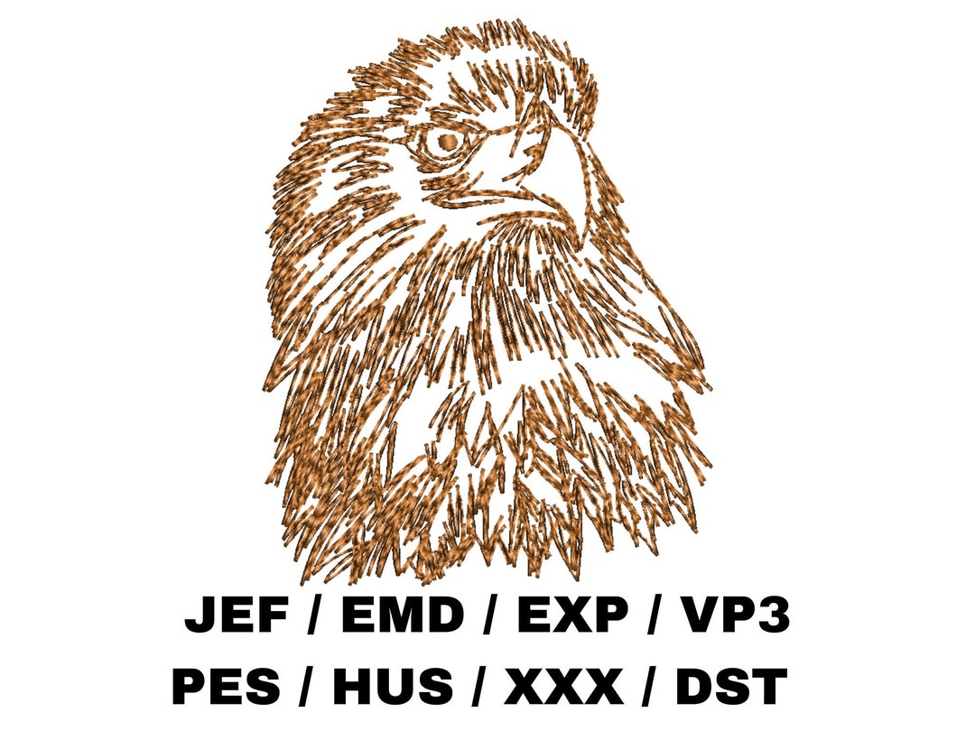 Bald Eagle Pattern With Hand Sketch Effect - Wildlife Animal, Easy ...