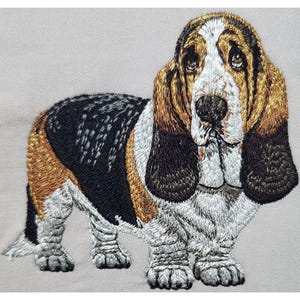 Basset Hound - Full Body, Dog Lover Gifts, Realistic Dog Portrait ...