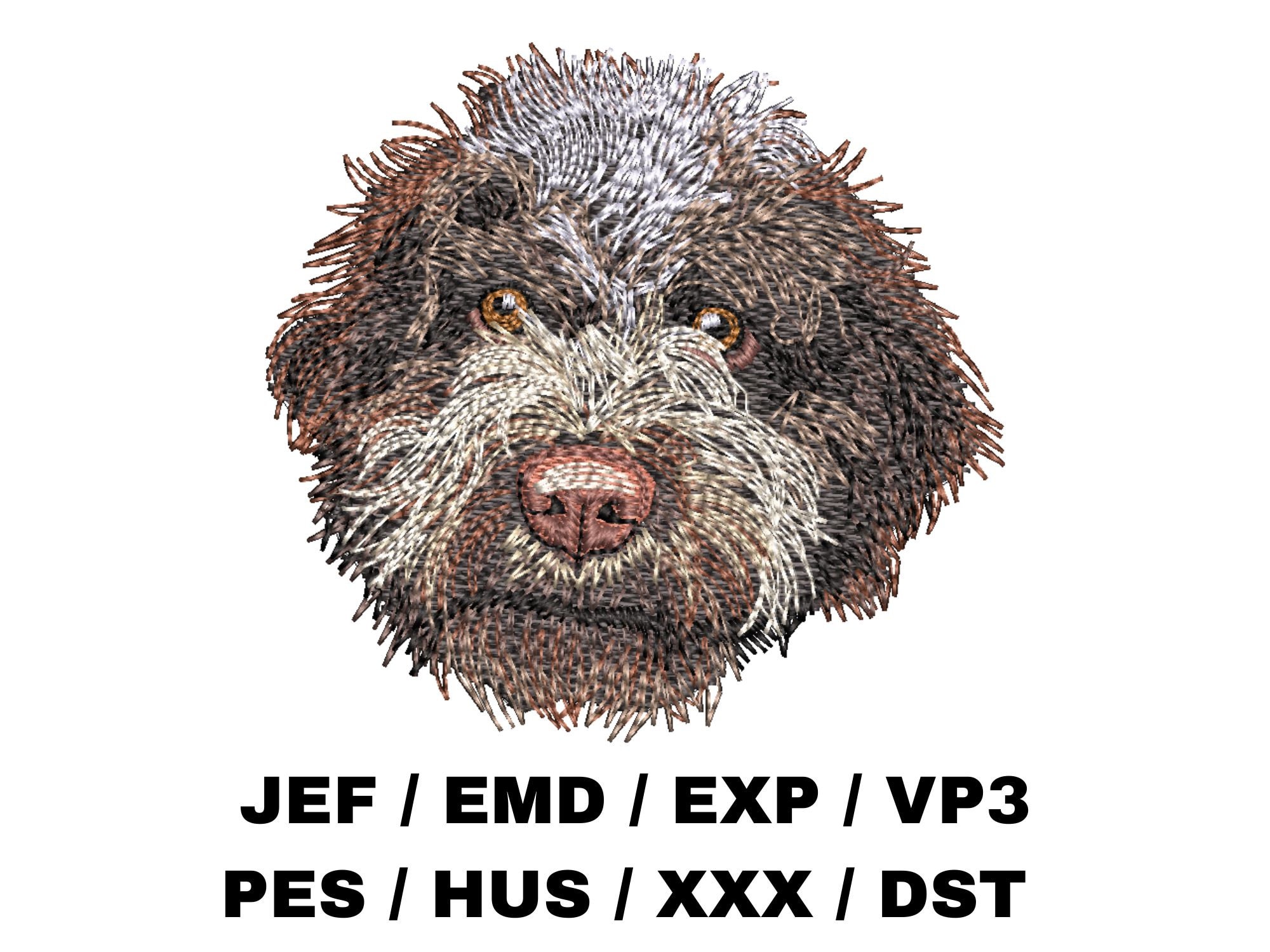 Lagotto Romagnolo Embroidery File - Italian Water Dog, Realistic Dog ...