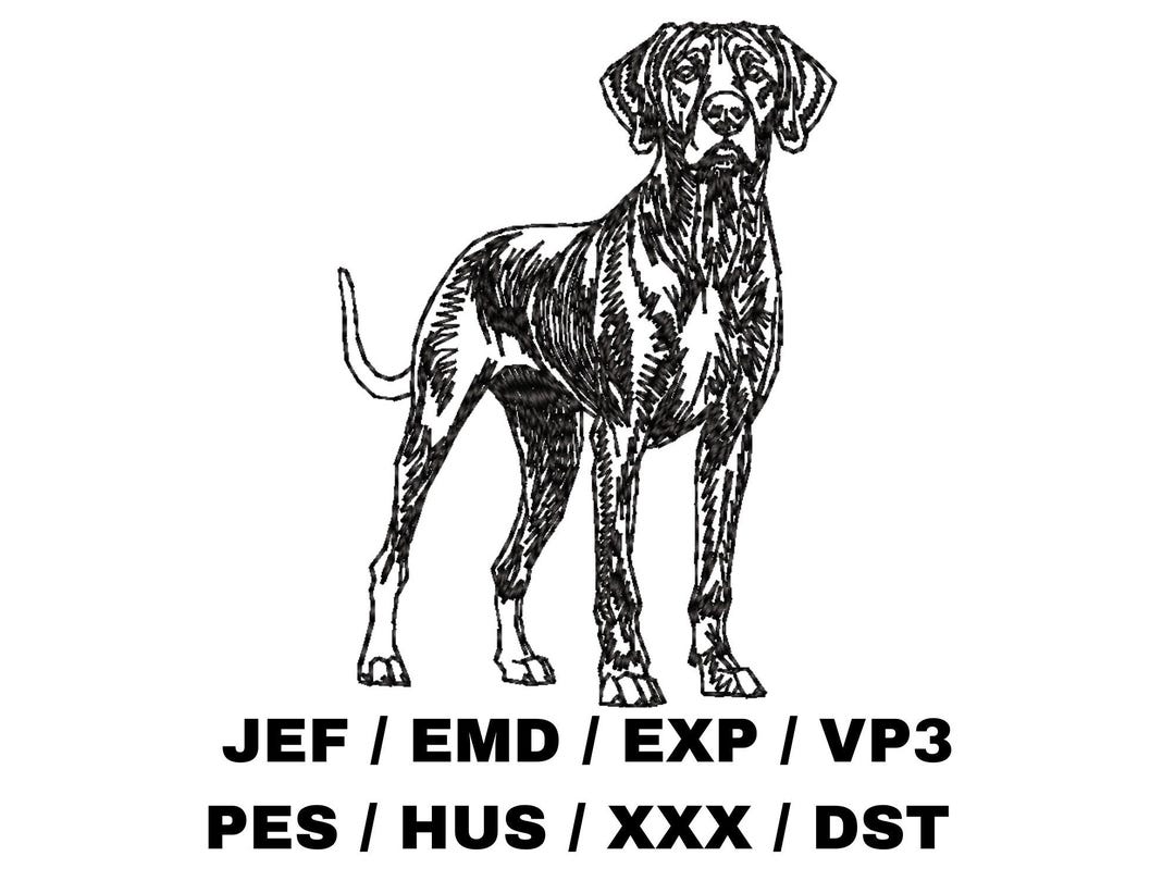 Rhodesian Ridgeback Outline - Full Body, Pet Owner, Dog Lover, Memorial ...