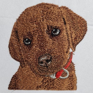 Labrador Retriever Embroidery File - Labrador Gifts - Dog Art ...