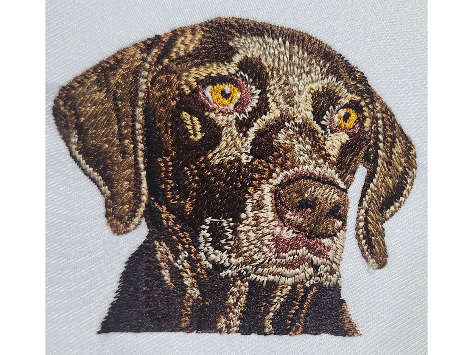 German Shorthaired Pointer Embroidery File - Dog Gifts - Realistic Dog ...