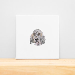 English Setter - Lawerack, Laverack, Realistic Dog Embroidery Pattern ...