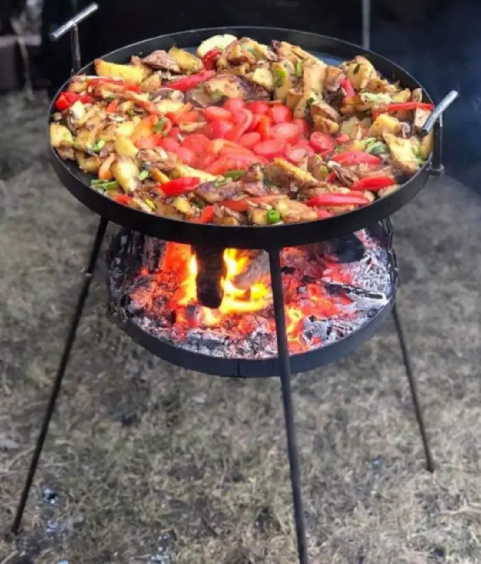 20 in / 50sm Azerbaijani Kazan Cooking Disc High Heat Cooking Skillet ...