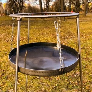 20 in / 50sm Azerbaijani Kazan Cooking Disc High Heat Cooking Skillet ...