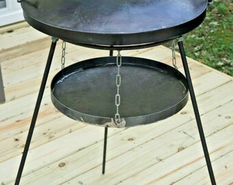 20 in / 50sm Azerbaijani Kazan Cooking Disc High Heat Cooking Skillet ...