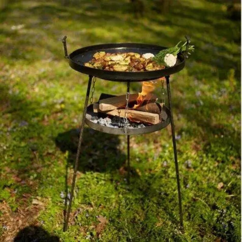 20 in / 50sm Azerbaijani Kazan Cooking Disc High Heat Cooking Skillet ...