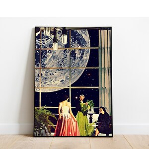 Collage Art, Vintage Collage Art, Old Fashioned Art, Surrealism, Magic ...