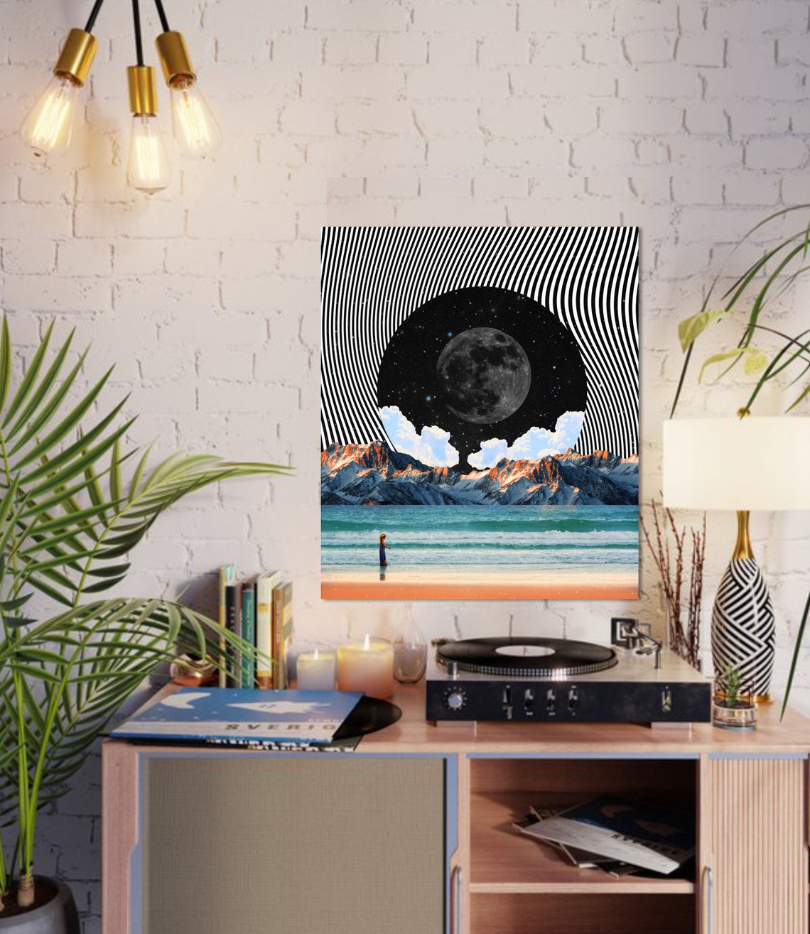 Lost Collage Art Line Art Collage Art Retro Art - Etsy