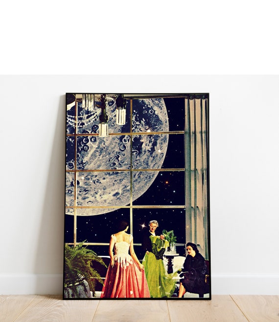 Collage Art Vintage Collage Art Old Fashioned Art | Etsy