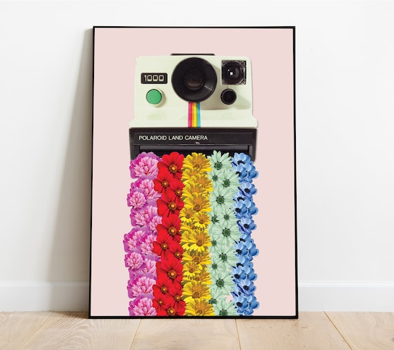 Polardream Roses Polaroid Collage Collage Art Surrealism | Etsy