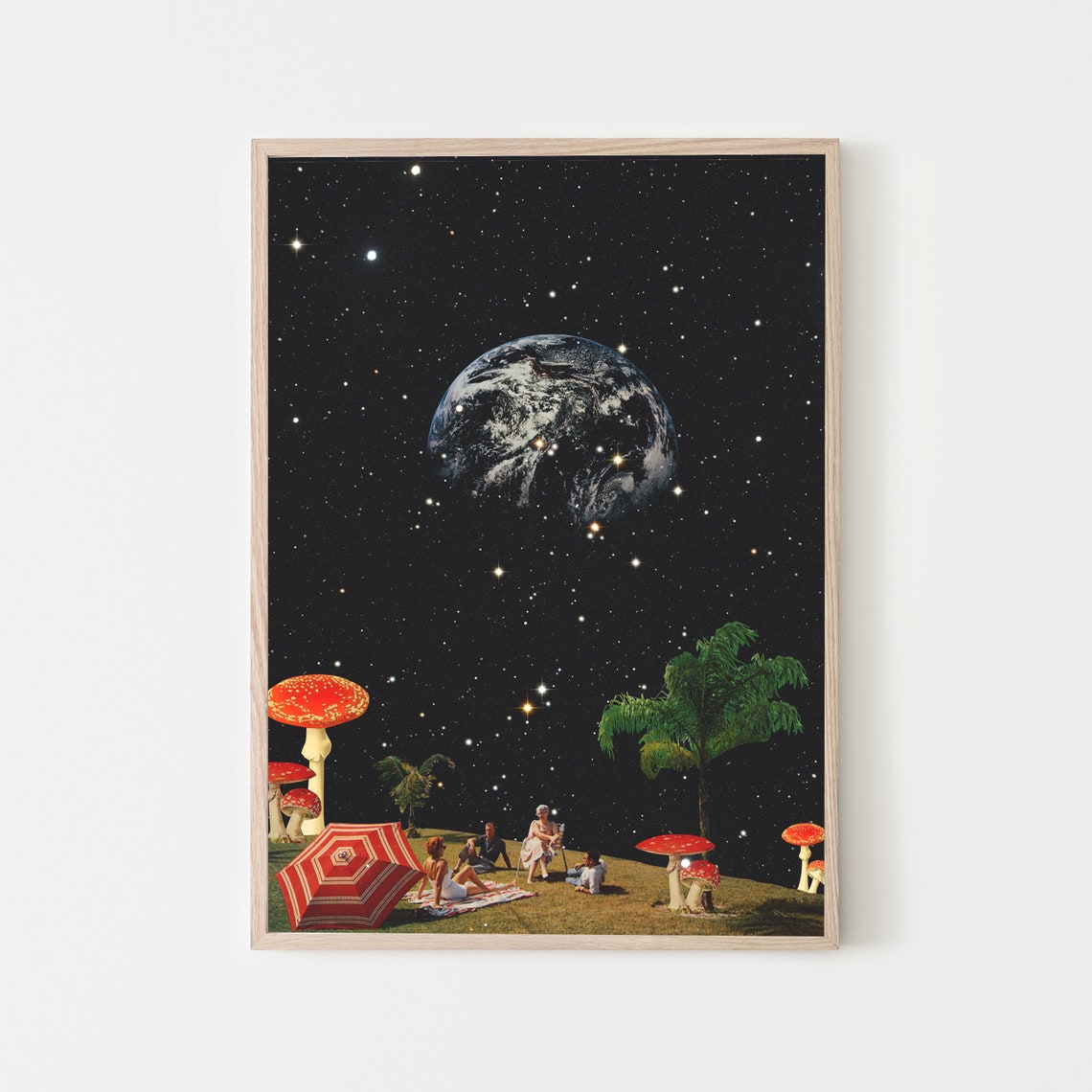 Lsd Vintage Collage Art Surrealism Retro Art Sci-fi Fi - Etsy