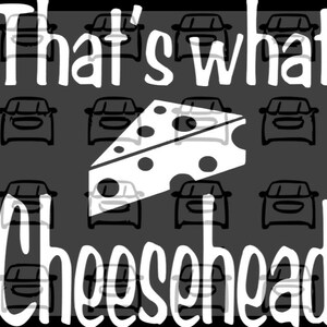 Digital File - That's What Cheese Head SVG File - Etsy