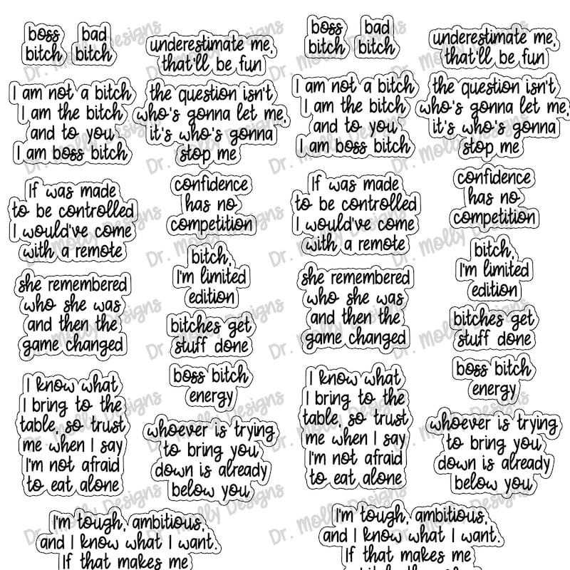 Quote Stickers - Etsy