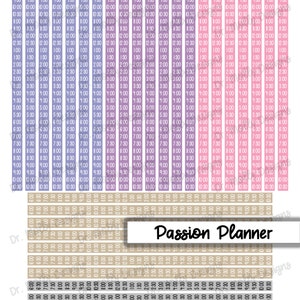 Pastel Timelines | Passion Planner Printable Planner Stickers ...