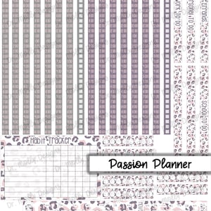 Neutral Leopard | Passion Planner Printable Weekly Planner Stickers ...