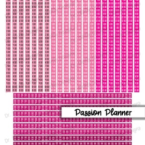 Pink Timelines | Passion Planner Printable Planner Stickers | Printable ...