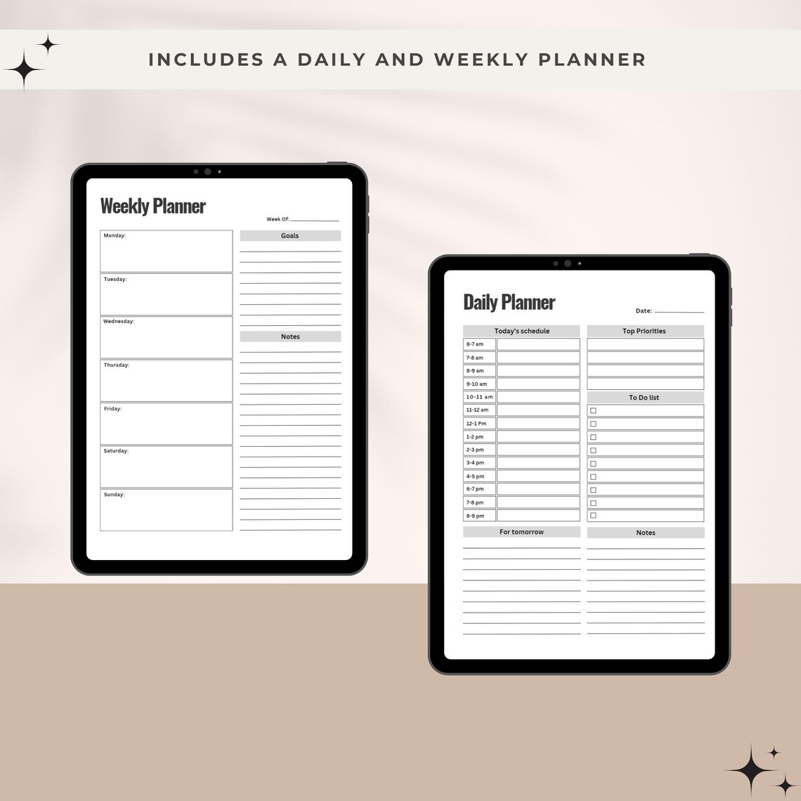 Printable Student Planner Bundle College School Planner Academic ...