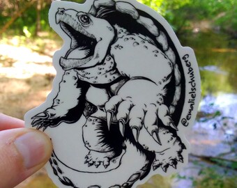 Snapping Turtle Decal Sticker - Etsy