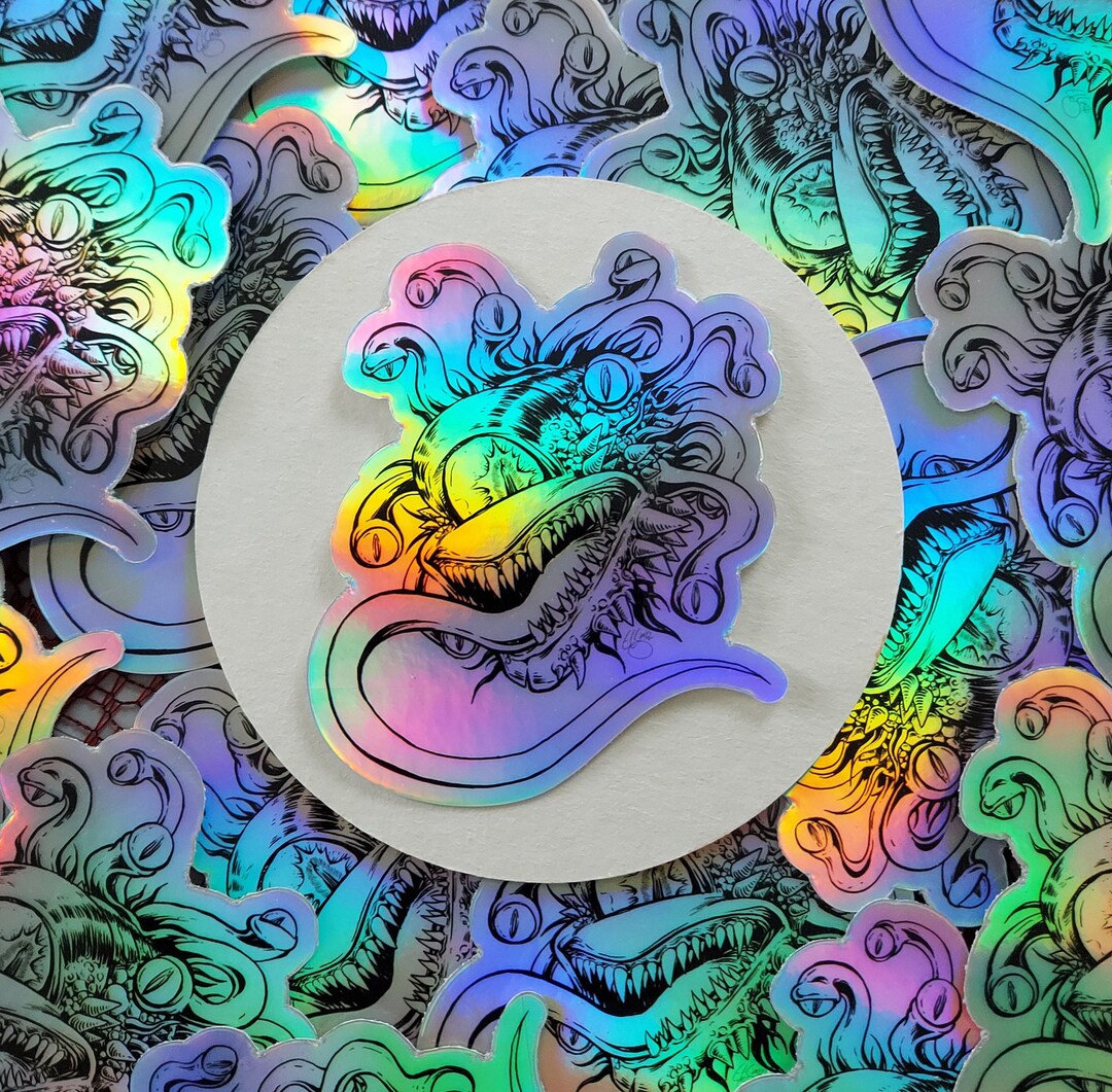 Beholder D&D Die-cut Sticker, Holographic - Etsy