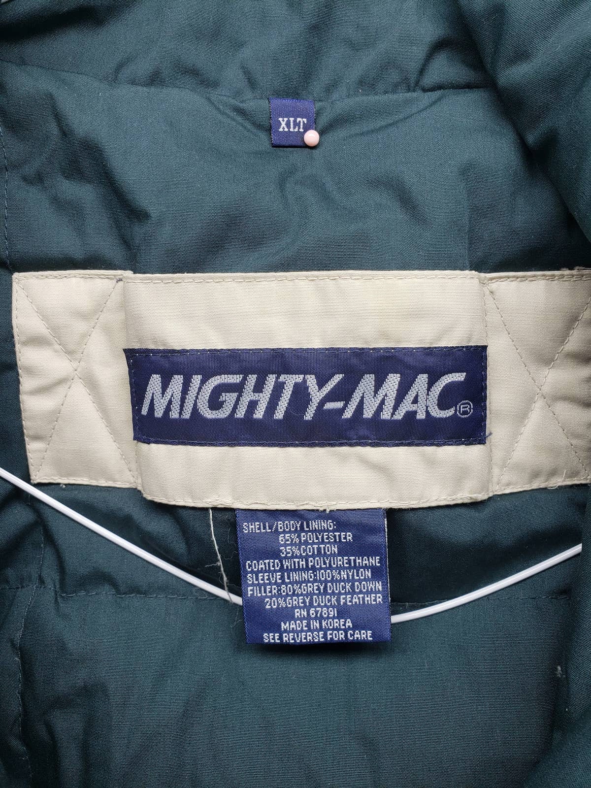 Vintage Mighty-mac Down Filled Coat Tan XLT - Etsy