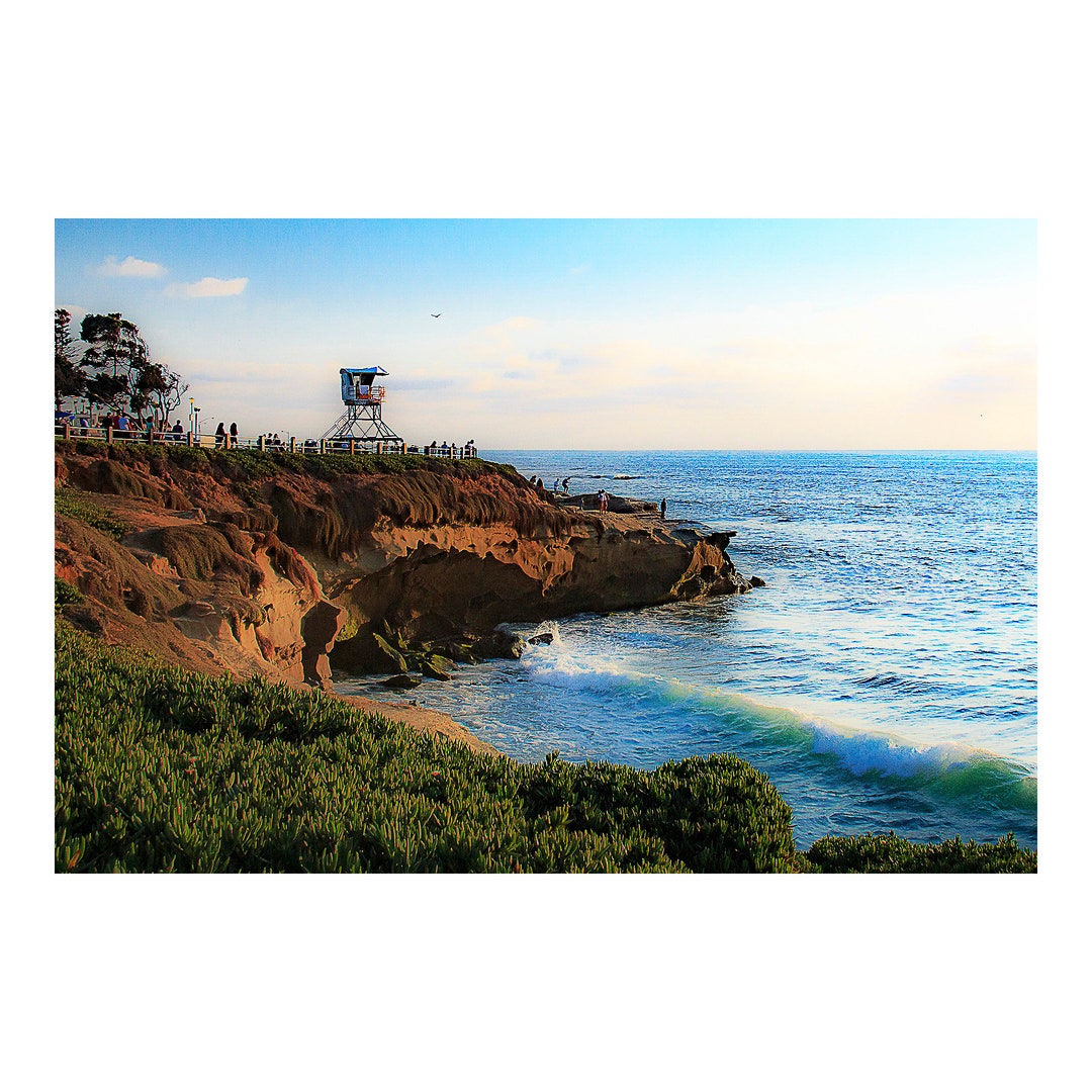 La Jolla Cove Beautiful California Coastline Lifeguard Tower - Etsy