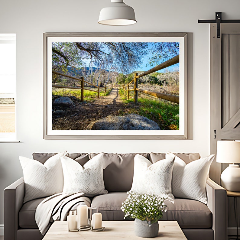 Dripping Springs Hiking Trailhead Fine Art Wall Print, Cleveland ...