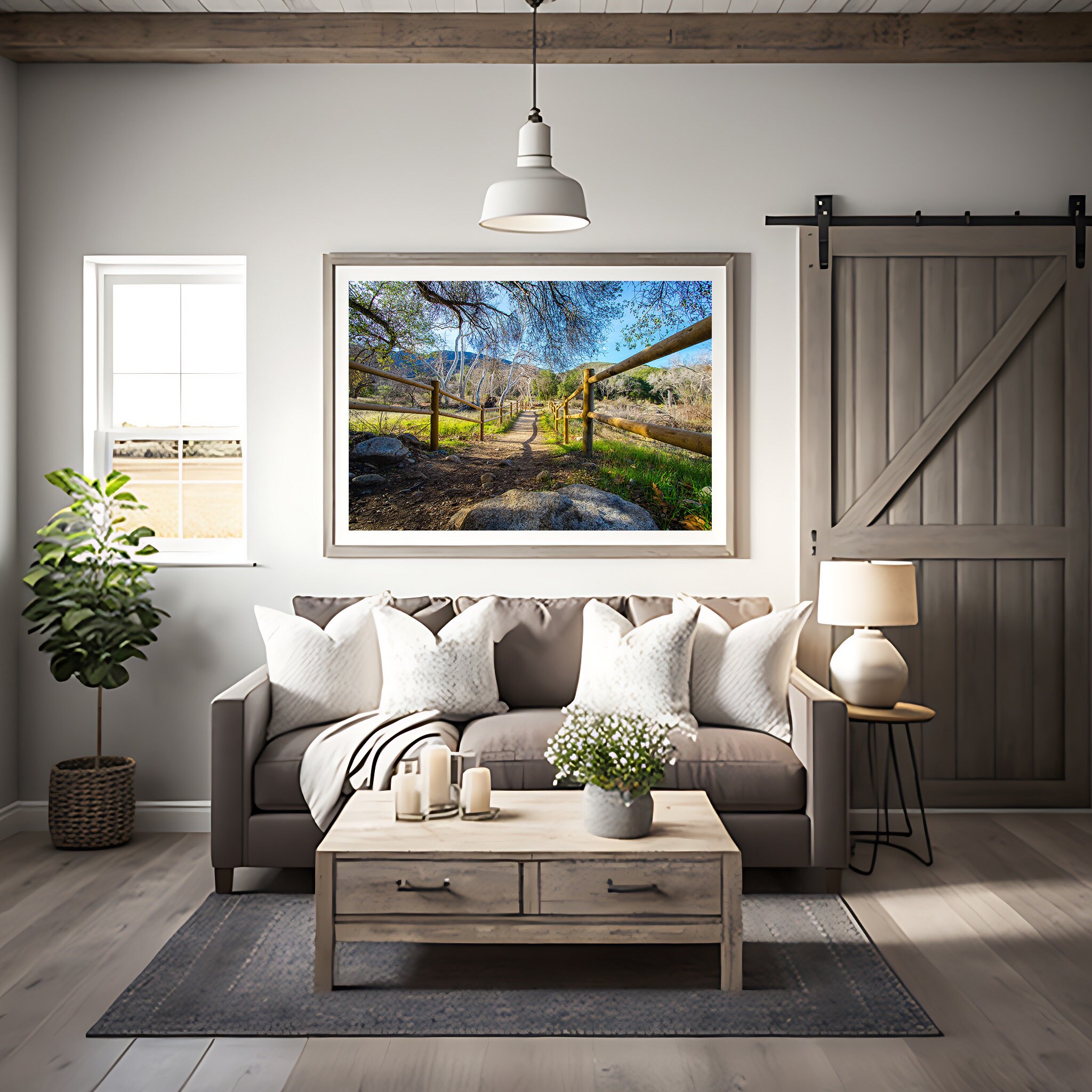 Dripping Springs Hiking Trailhead Fine Art Wall Print, Cleveland ...