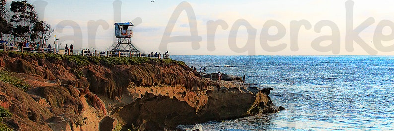 La Jolla Cove Fine Art Wall Print, Beautiful California Coastline and ...
