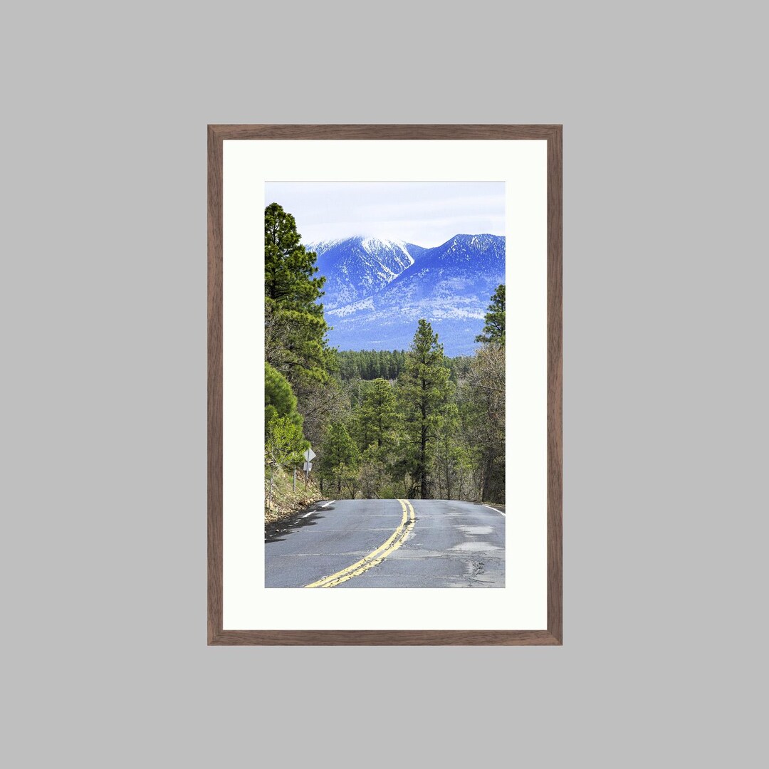 Framed Landscape Photography Fine Art Wall Print, San Francisco Peaks ...