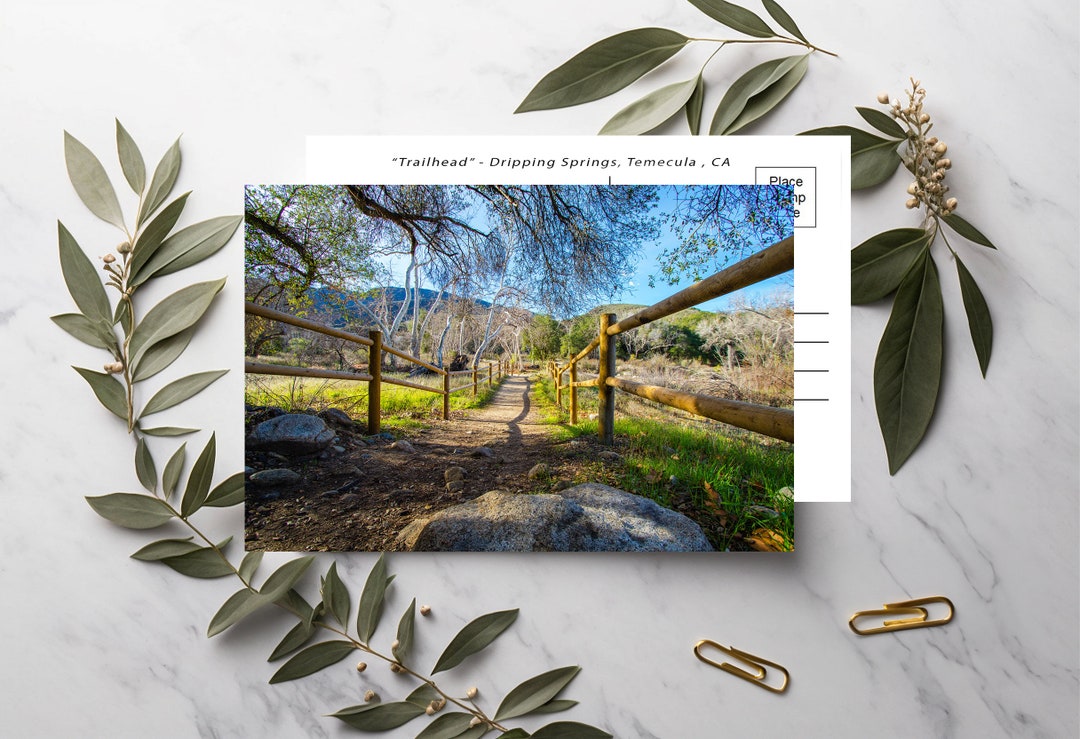 Dripping Springs Hiking Trailhead 4x6 Photo Postcard, at the Cleveland ...