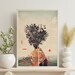 Perseverance Art Print - [flower Head Art Print, Elegant Floral ...
