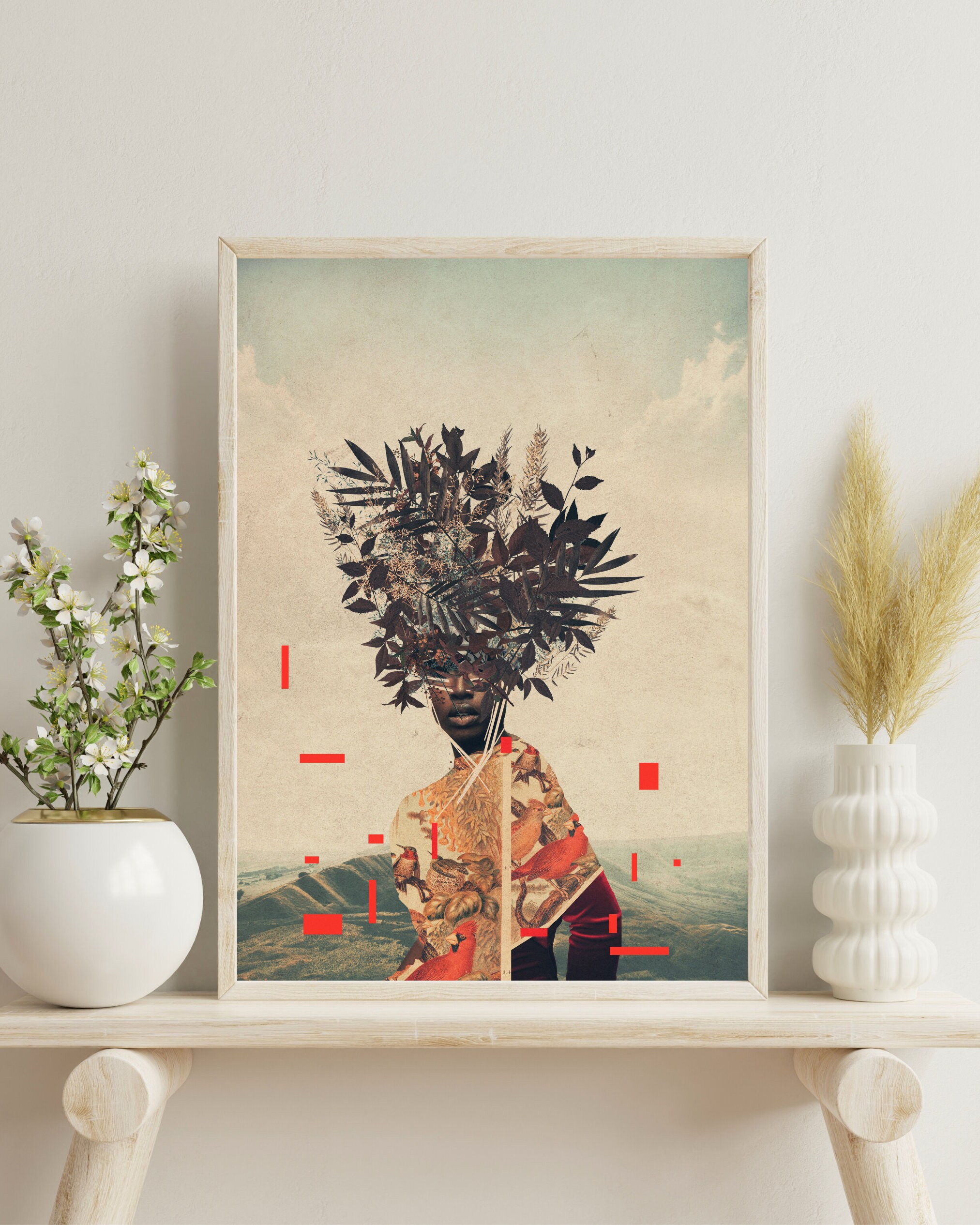 Perseverance Art Print - [flower Head Art Print, Elegant Floral ...