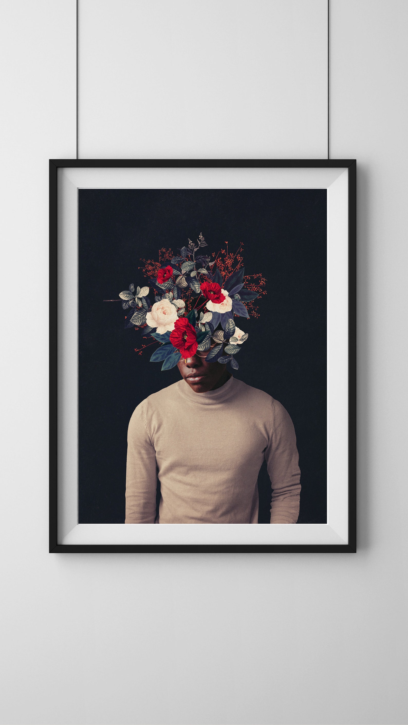 In the Small Hours of the Morning Print - [flower Head Art Print ...