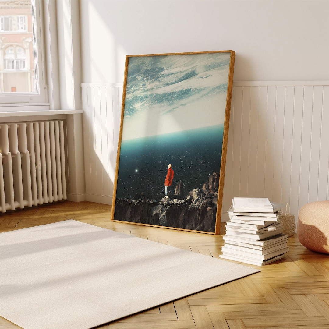 Saudade Art Print - [collage, Art, Retro, Space, Futuristic, Midcentury ...