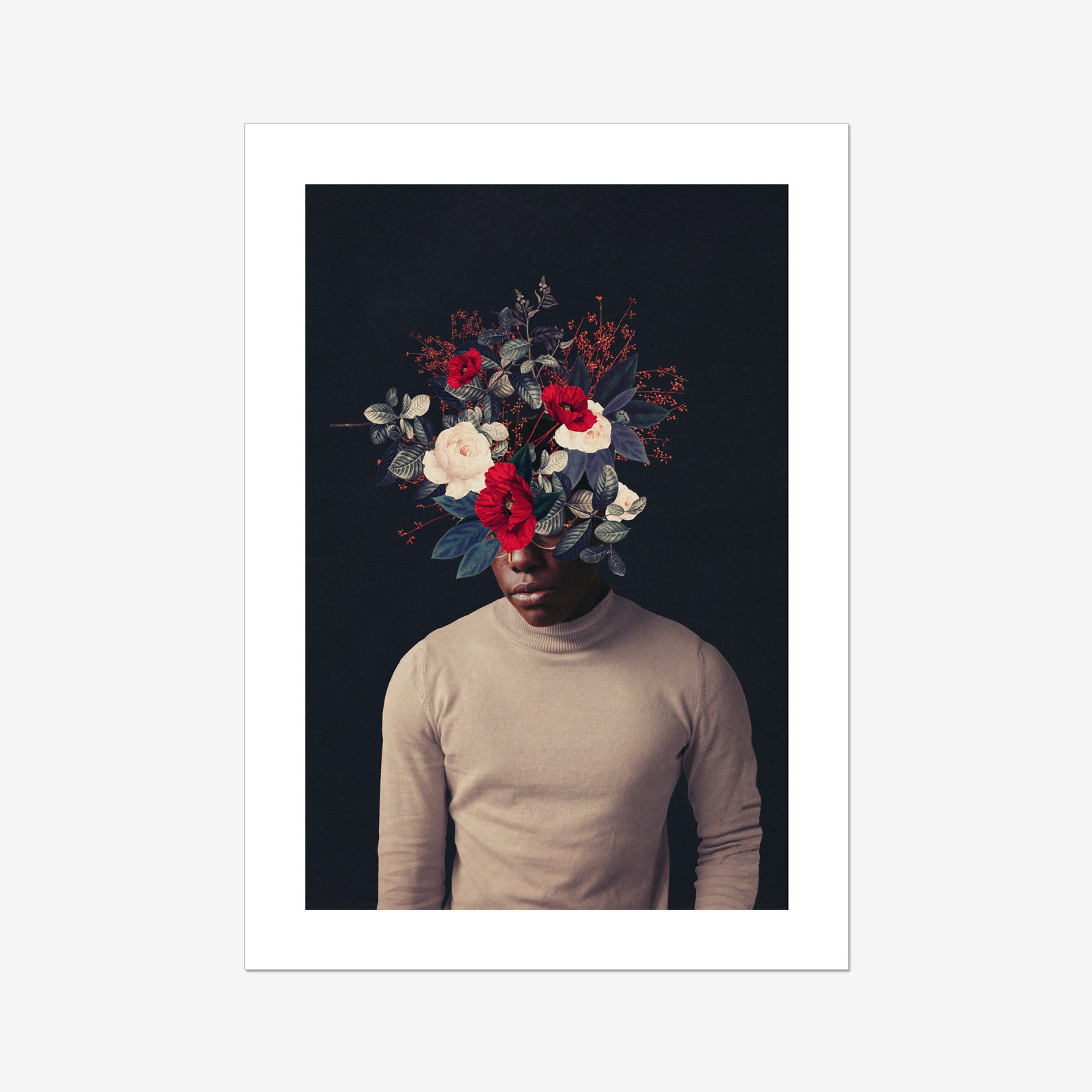 In the Small Hours of the Morning Print - [flower Head Art Print ...