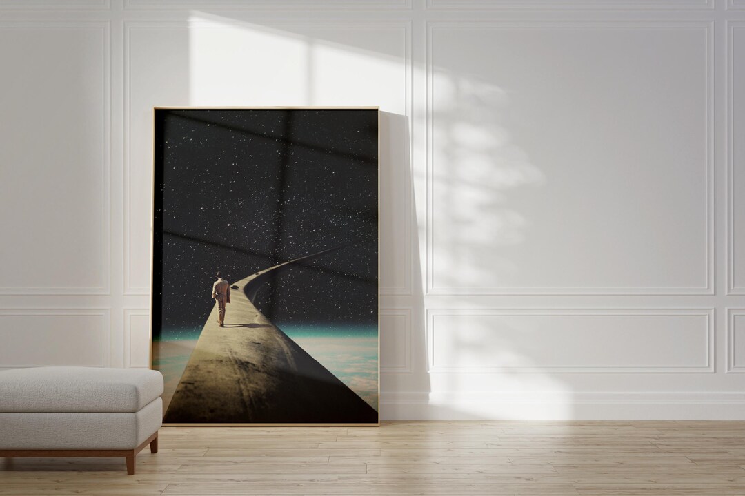 We Chose This Road My Dear - [collage, Art Print, Retro Futuristic ...