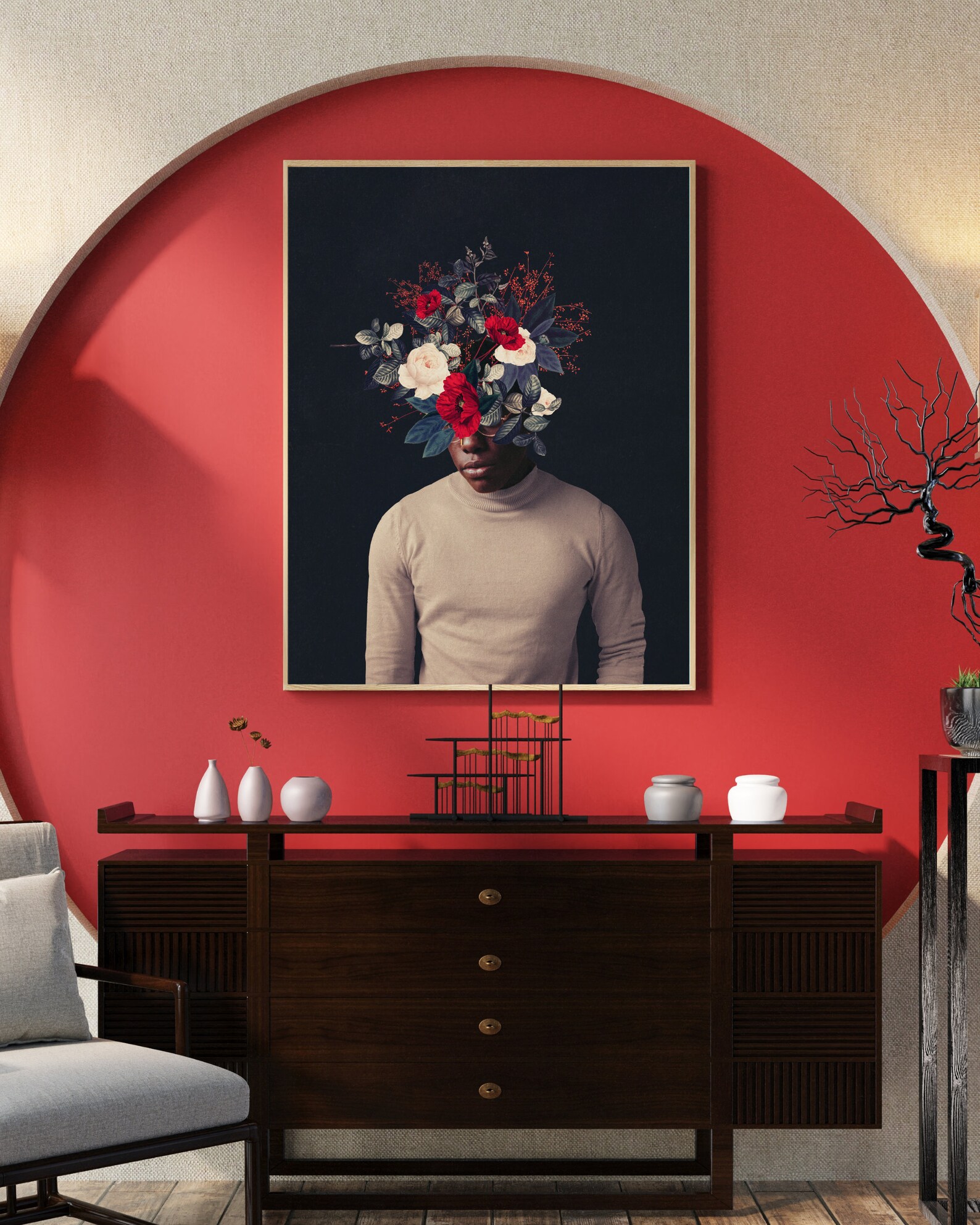 In the Small Hours of the Morning Print - [flower Head Art Print ...