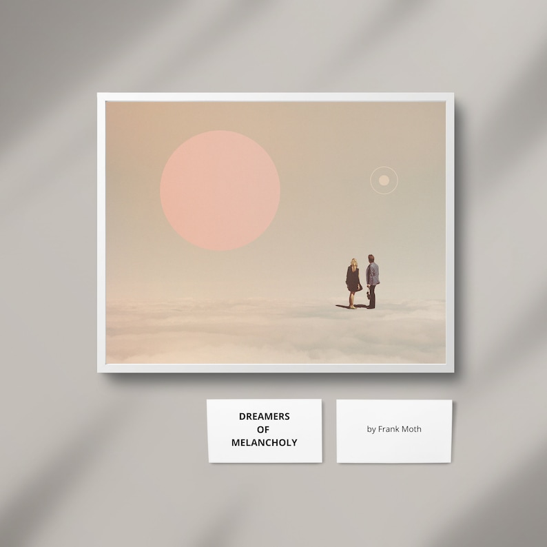 Dreamers of Melancholy Print - [surreal Collage Art,elegant Wall Decor ...