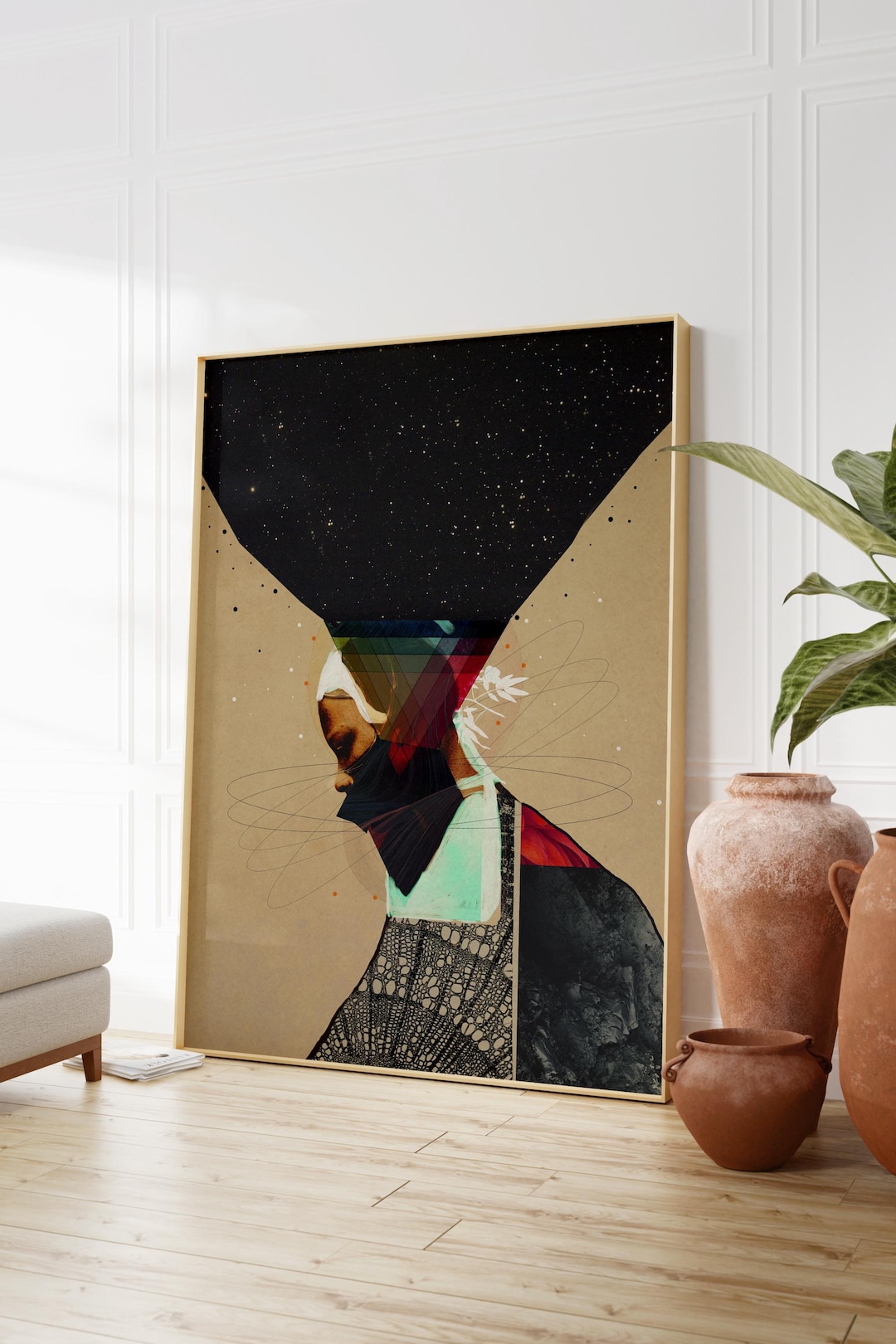 Beirut Sky Print - [surreal Collage Art,elegant Wall Decor, Retro Art ...