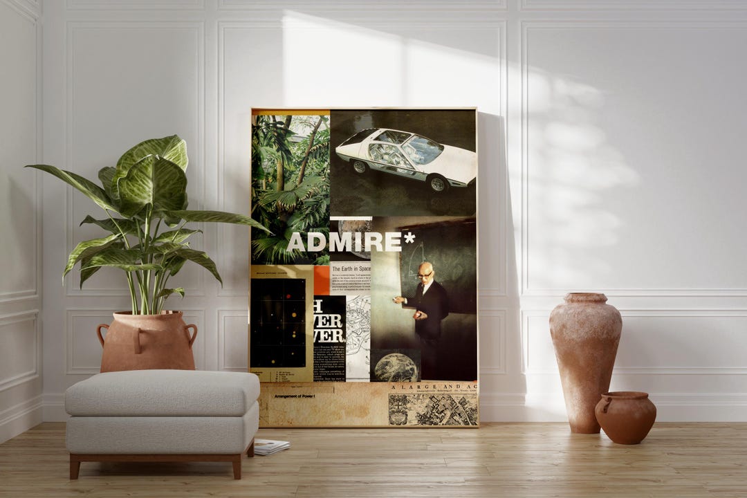 Admire Art Print - [surreal Collage Art,elegant Wall Decor, Giclée ...