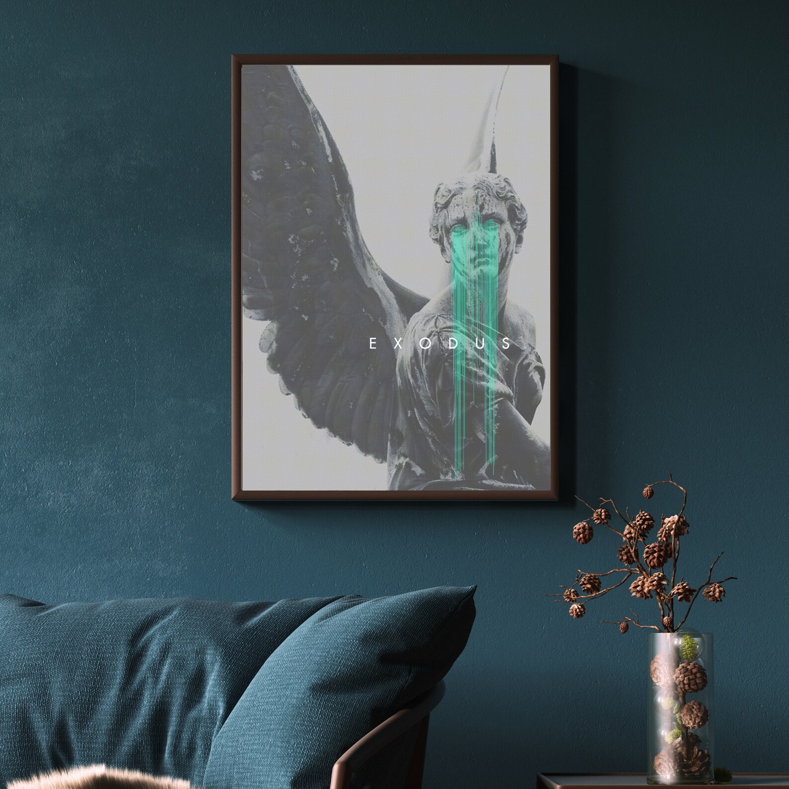 Exodus Art Print [statue Print, Sculptural Contemporary Wall Decor ...