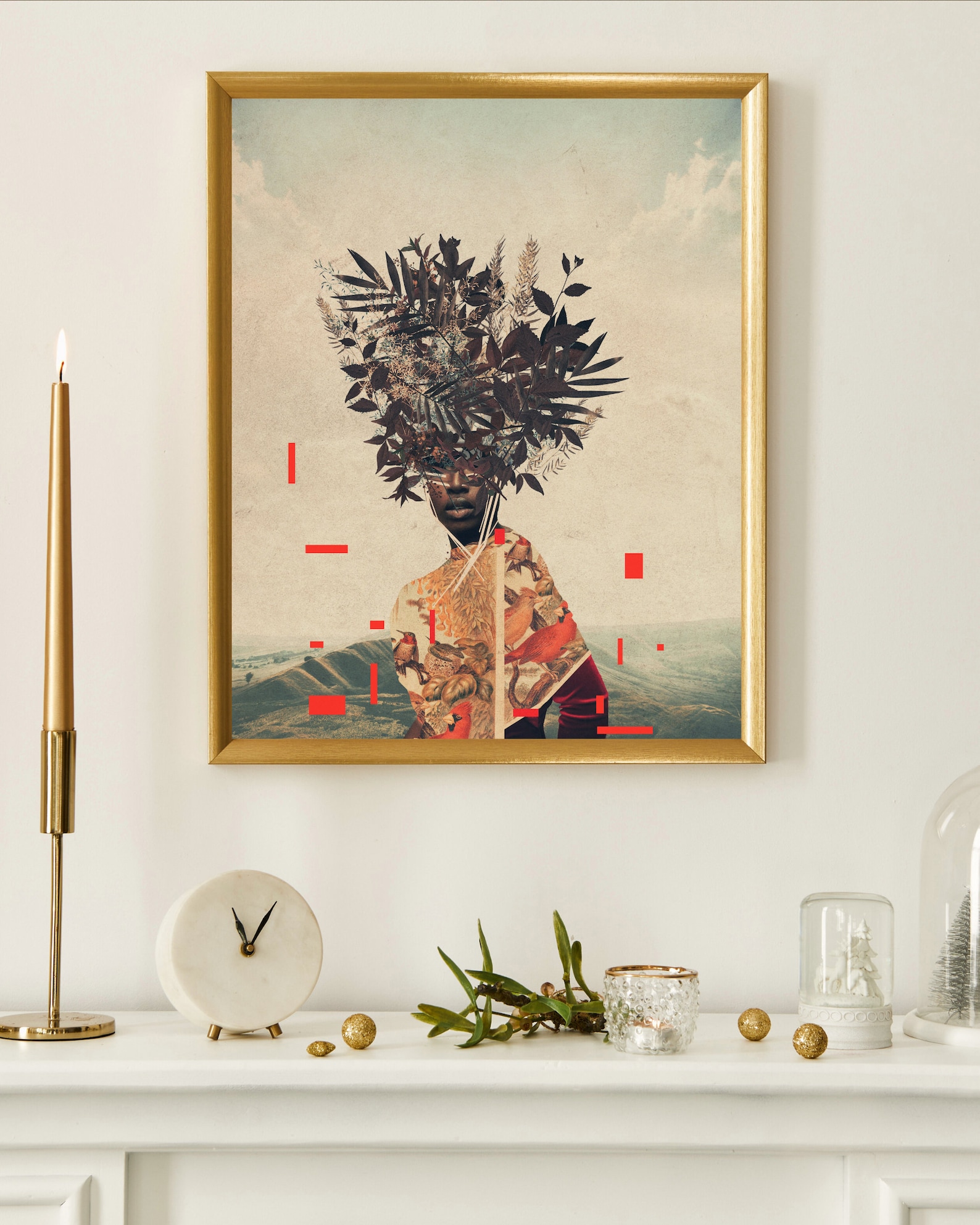 Perseverance Art Print - [flower Head Art Print, Elegant Floral ...