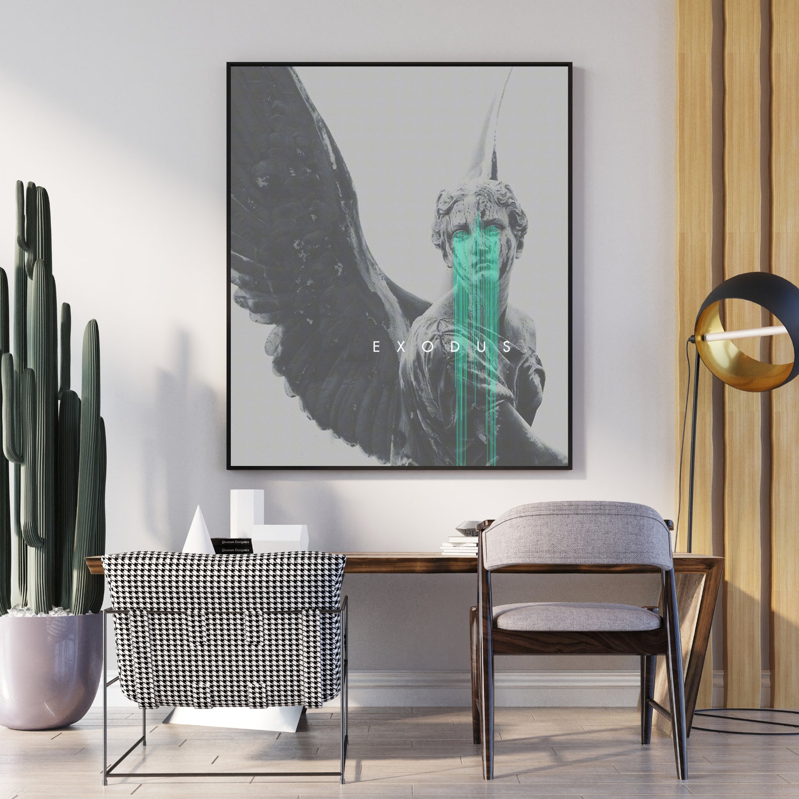 Exodus Art Print [statue Print, Sculptural Contemporary Wall Decor ...